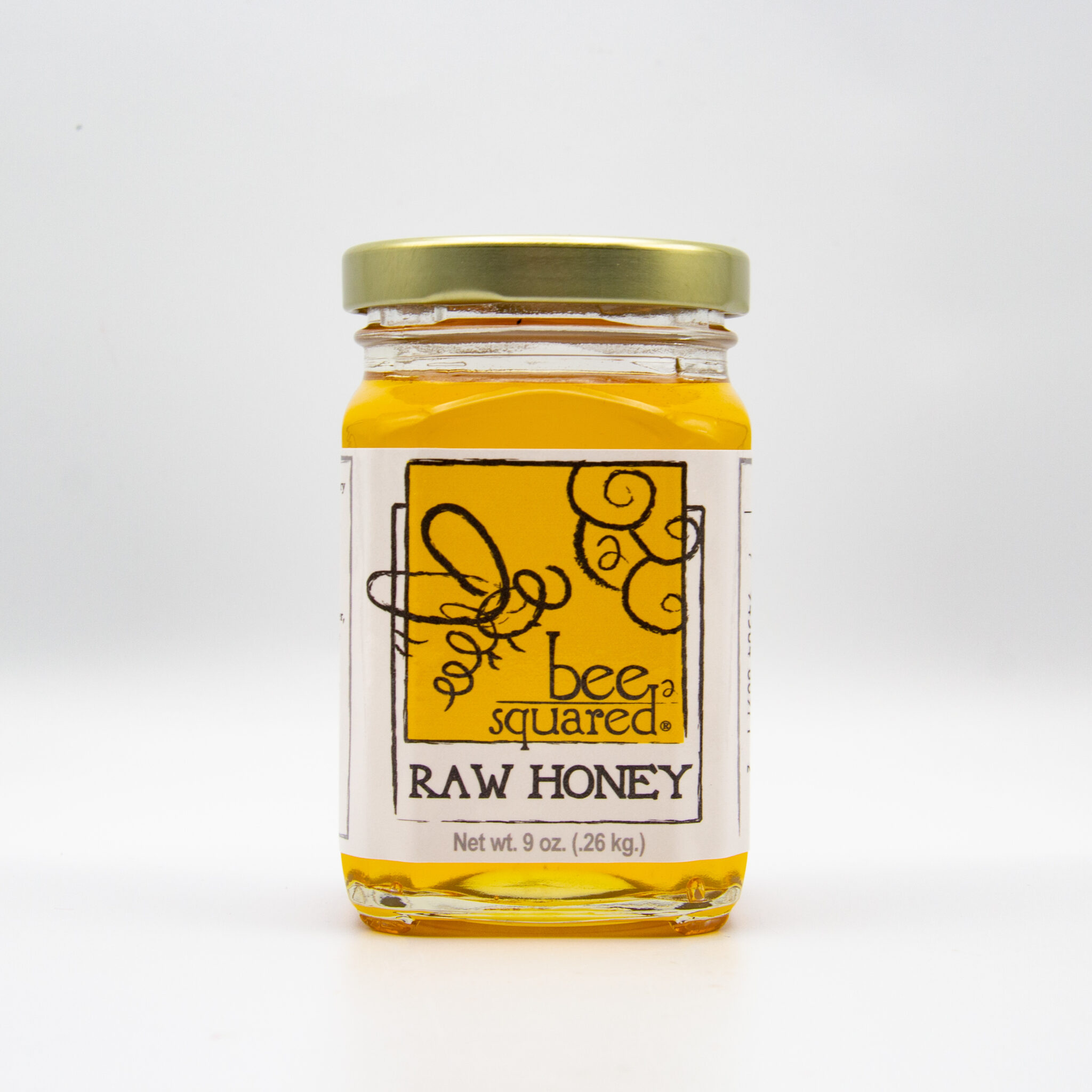 Clover Honey- 9 oz. Jar - Bee Squared Apiaries